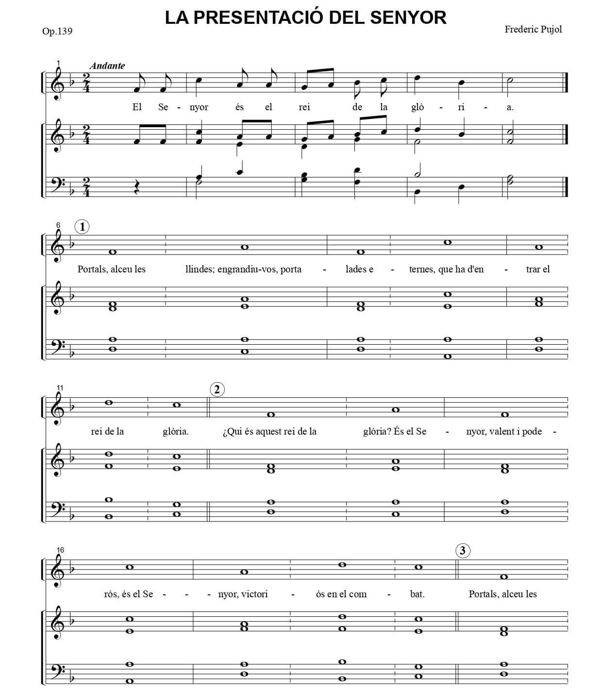 LA PRESENTACIÓ DEL SENYOR - La Parròquia de Palau-sacosta